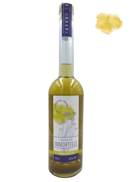 Liqueur Bio Immortelle - Le Verger Aromatique
